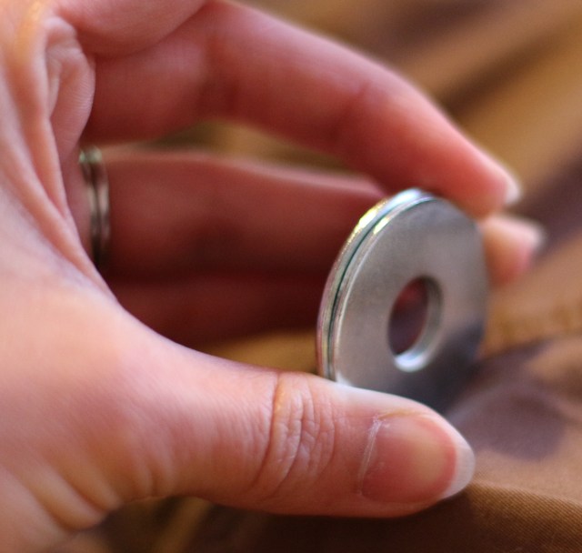 Pattern weights from DIY washers. | Baking, Making, and Crafting