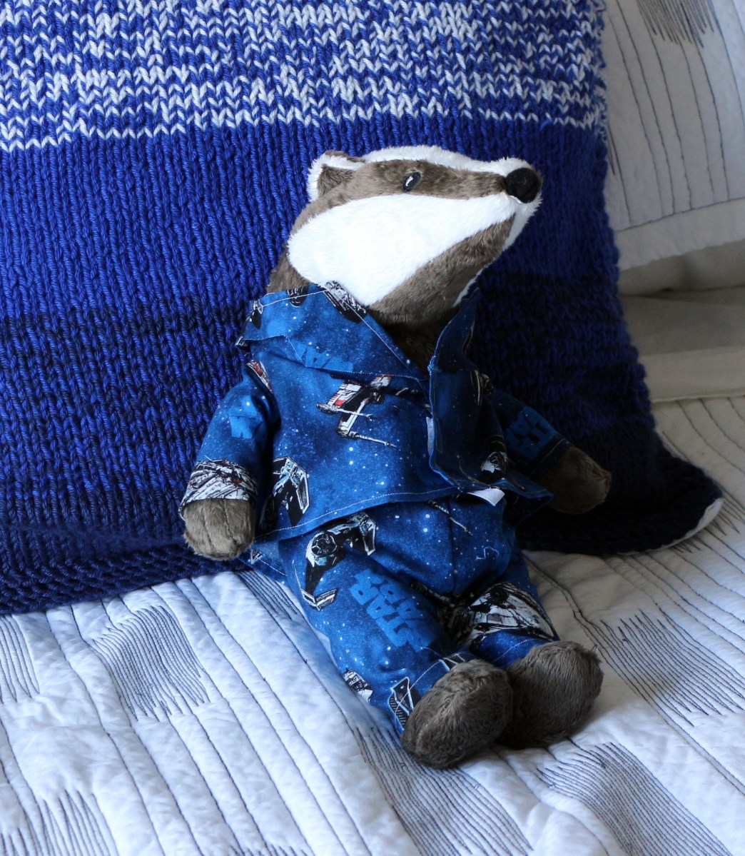 Grävling (the Swedish badger) gets some Pyjamas. | Baking, Making, and ...